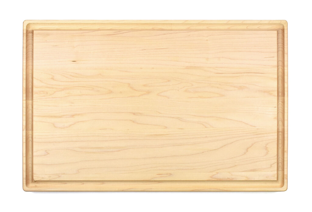 Standard Cutting Board with Juice Groove - Maple | Hiawatha WoodWorks